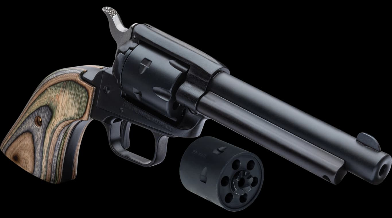 Heritage 4.75" Rough Rider® Camo Laminate .22 LR / .22 WMR Two ...