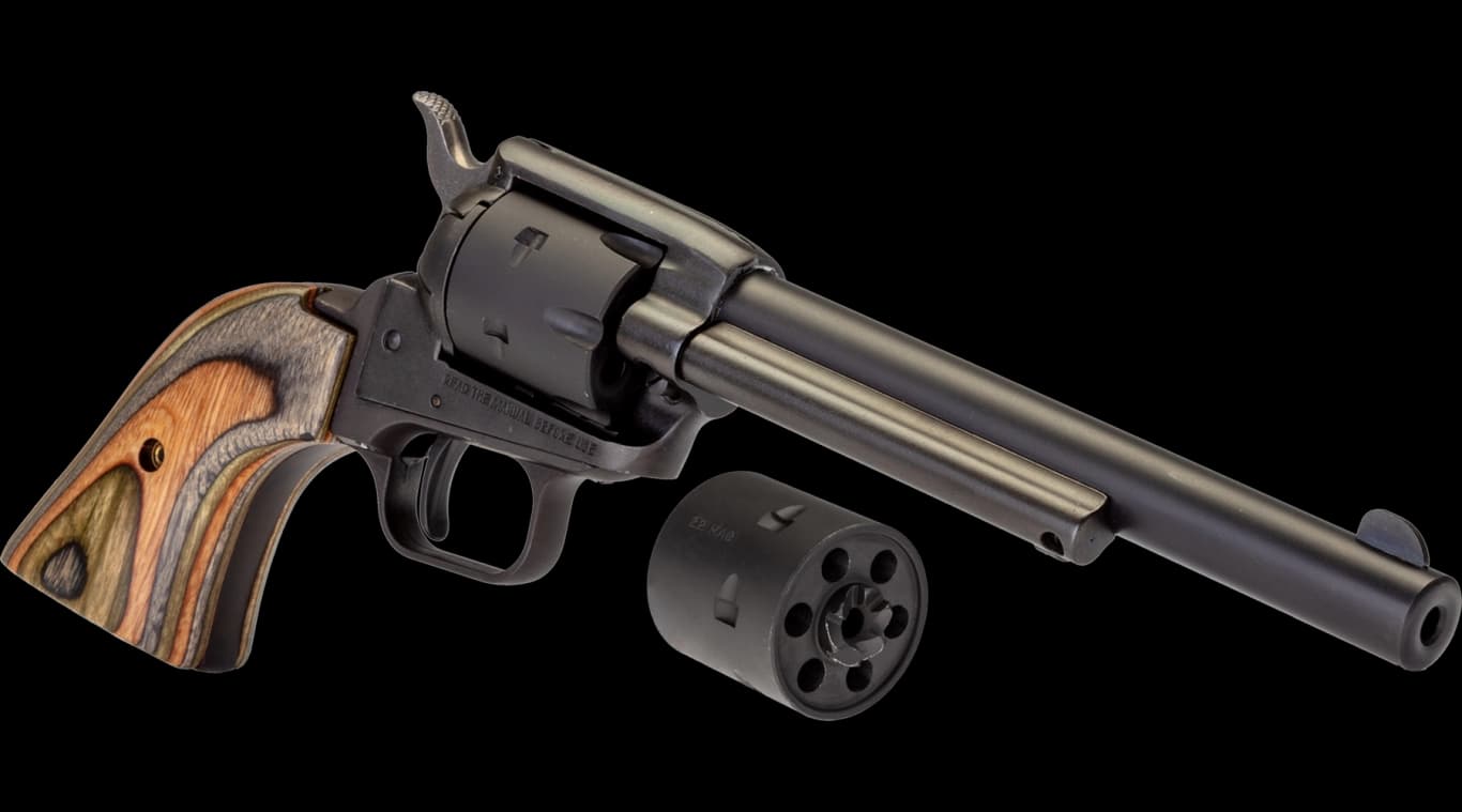 Heritage 6.5" Rough Rider® Camo Laminate .22 LR / .22 WMR Two Cylinders ...